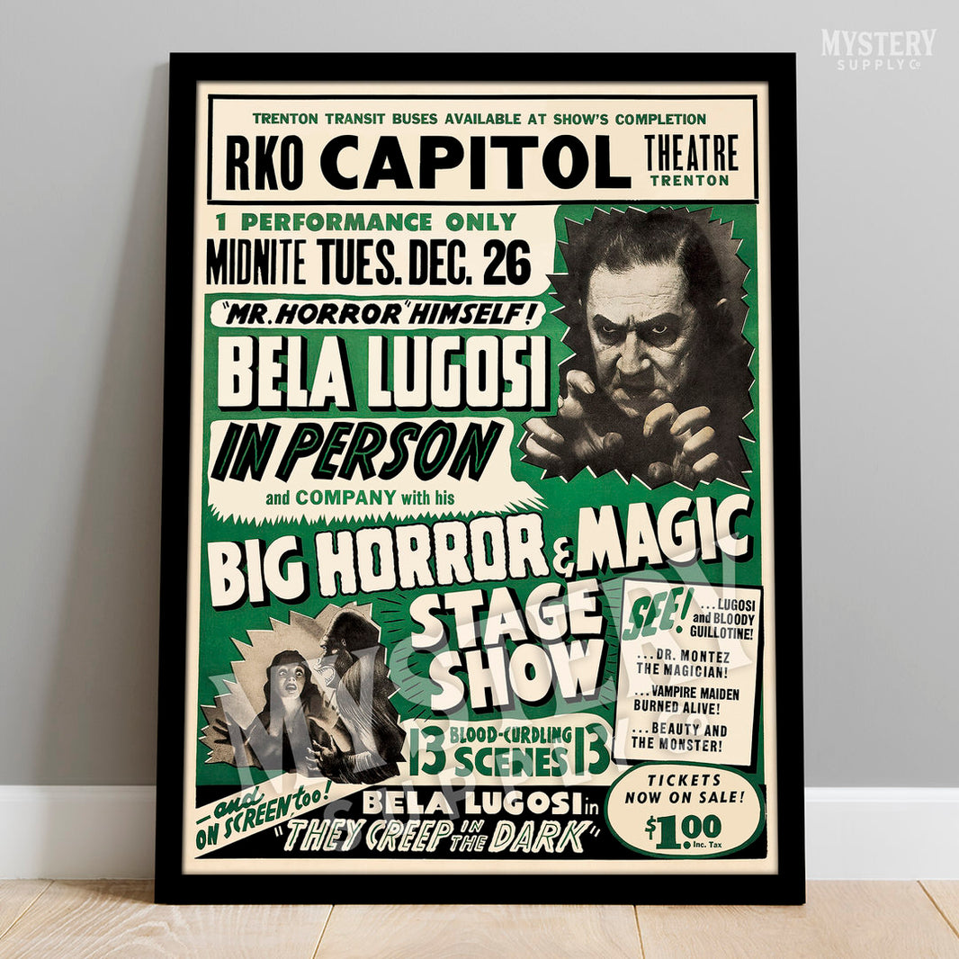 1950's Horror Movie Poster Prints – Mystery Supply Co.