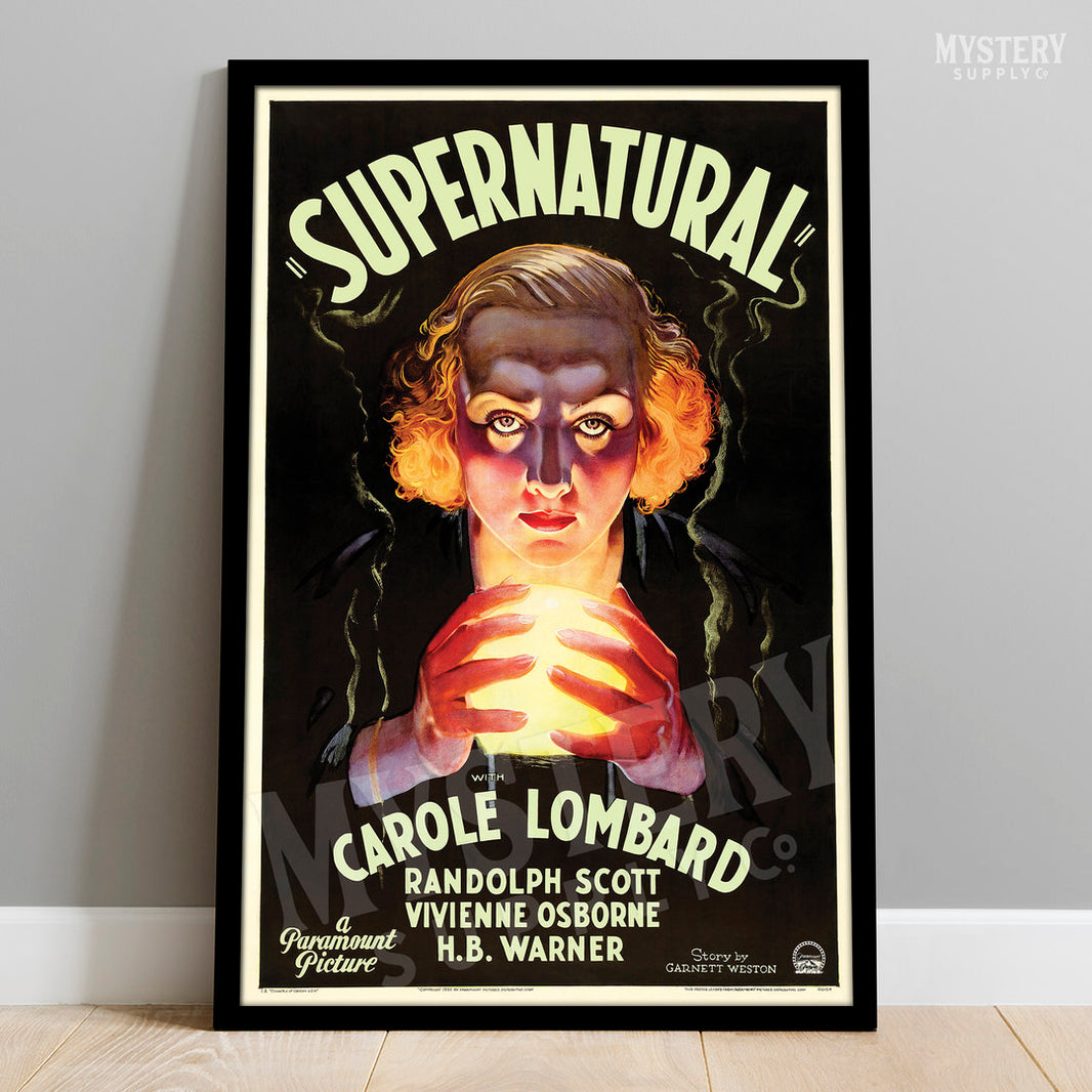 1930's Horror Movie Poster Prints – Mystery Supply Co.